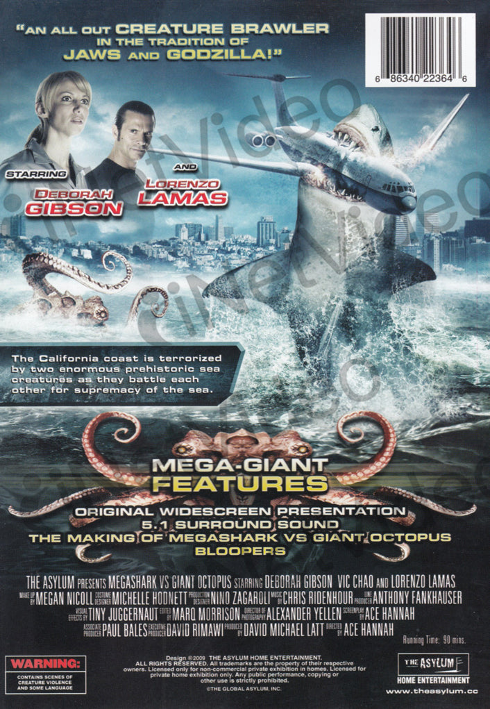 Mega Shark Vs Giant Octopus Dvd Amazon.com: Mega Shark Versus Giant