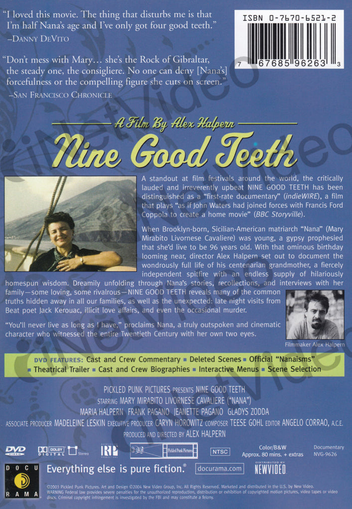 Nine Good Teeth on DVD Movie