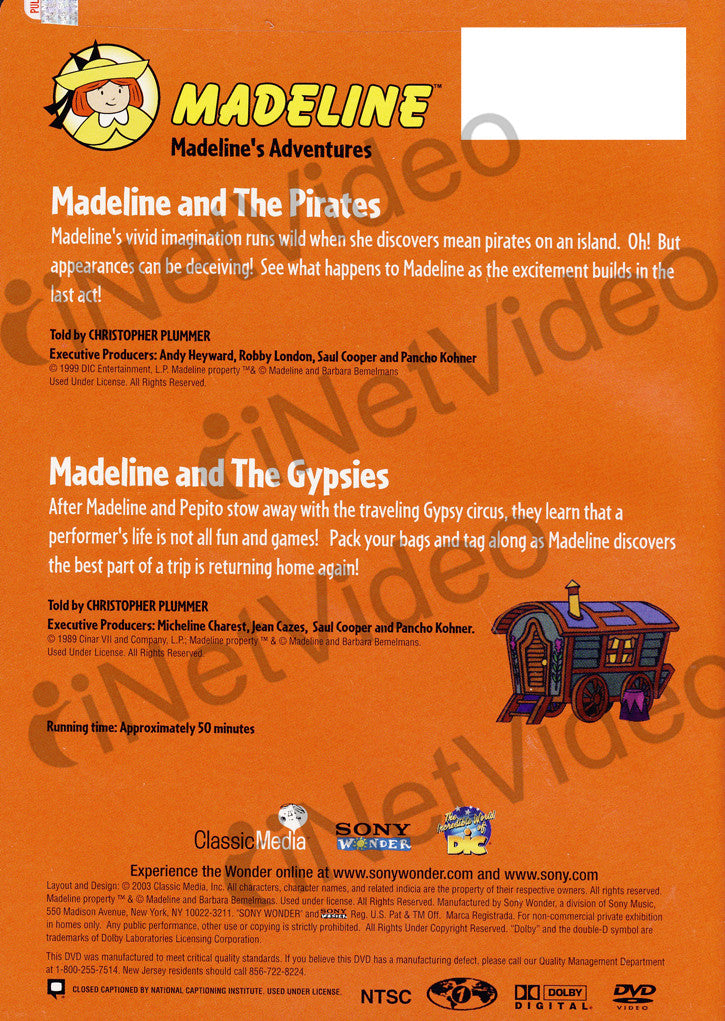 Madeline - Madeline's Adventures - Madeline and The Pirates / Madeline ...
