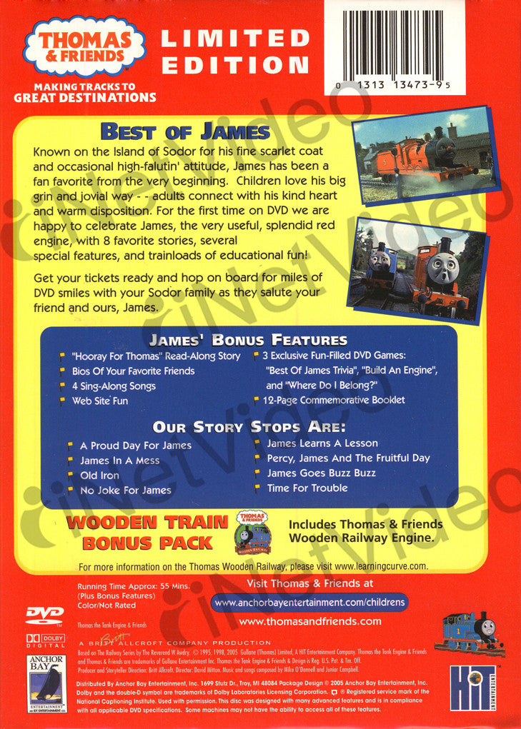 Best Of James Dvd