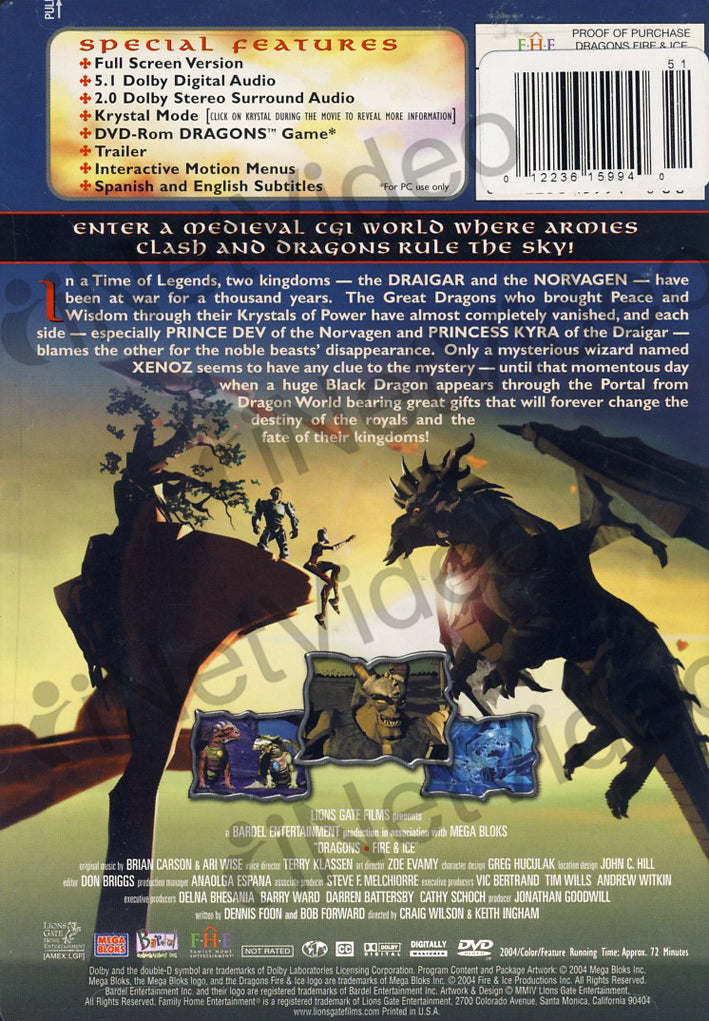 Dragons Fire And Ice Movie