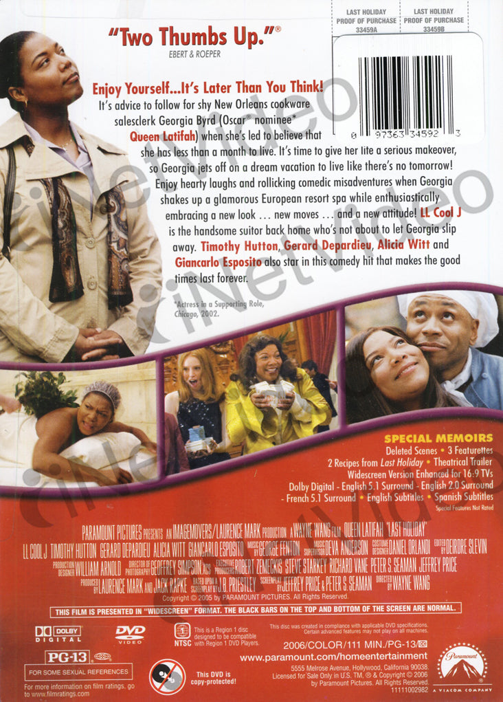 Last Holiday Movie Poster