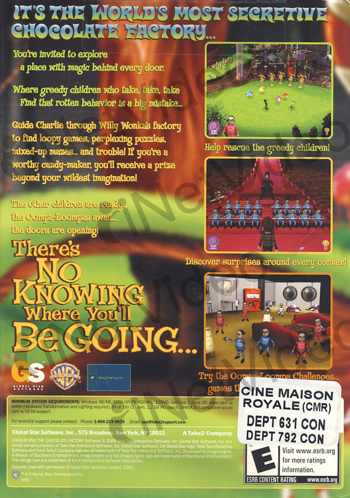 Charlie & The Chocolate Factory (PC) on PC Game