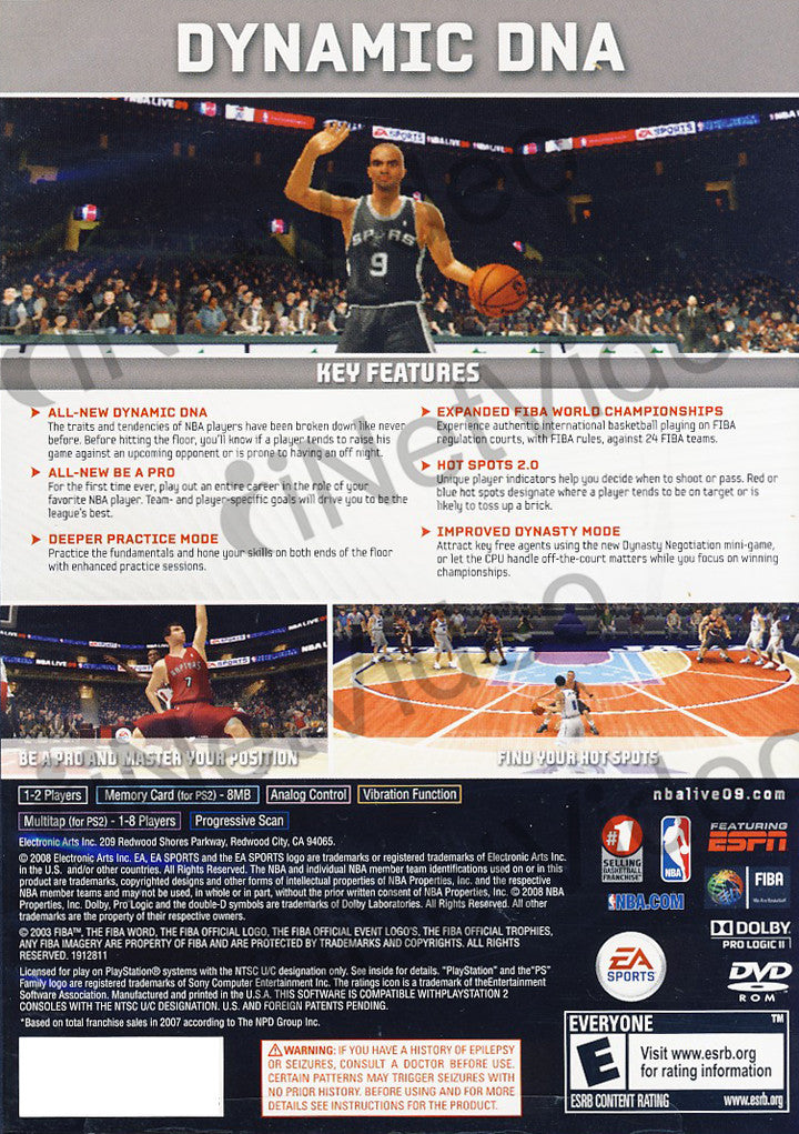 Nba Live 09 Ps2