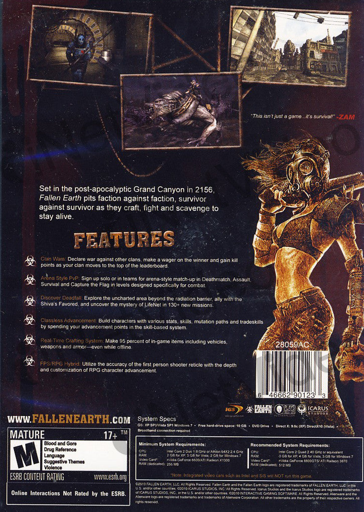 Fallen Earth - Bloodsports (PC) on PC Game